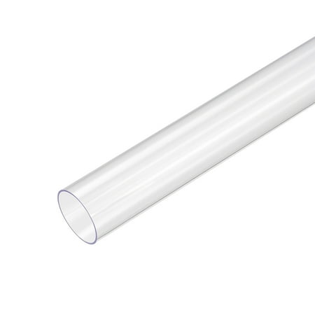 PVC Rigid Round Clear Tubing 1-3/16 inch ID x 1-1/4 inch OD 1.6ft ...