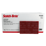 Scotch-Brite 7447B Pro Hand Pad [Very Fine]: 6 in. x 9 in. (Red) 5-pack ...