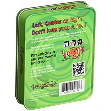 The Original LCR® Left Center Right™ Dice Game in Blue Tin - Walmart.com