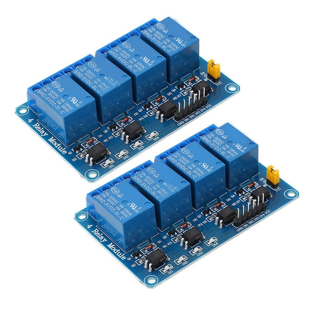 4 Channel Relay Module, ABS Insulation Relay Board Stable 5V ...