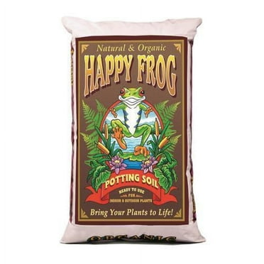 FoxFarm FX14054 Happy Frog Nutrient Rapid Growth Garden Potting Soil ...
