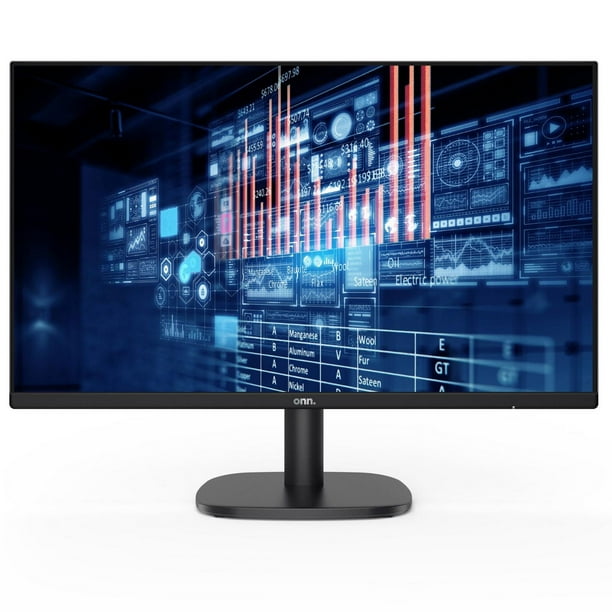 onn. 24 in/61 cm FHD 1080p 100Hz LED Bezel-less Monitor, 100140682 ...