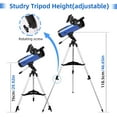 TELMU Small & Good Quality Reflector Telescope 114mm - Ideal for Home ...