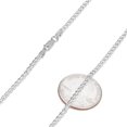 2.5mm Solid .925 Sterling Silver Braided Wheat Chain Necklace, 20 ...