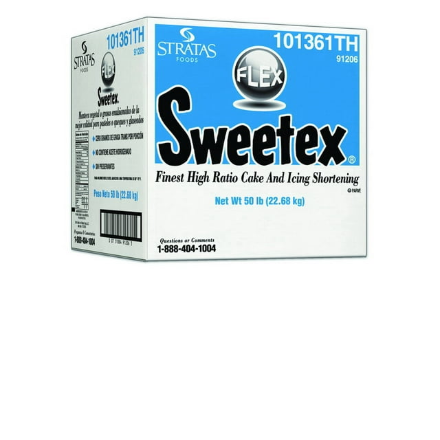 (Price/Case)Sweetex Flex And Icing Shortening 50 Lb - Walmart.com