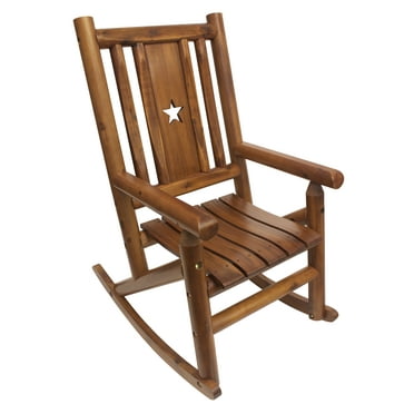 Montana Collection Adult Log Rocker, Ready to Finish - Walmart.com