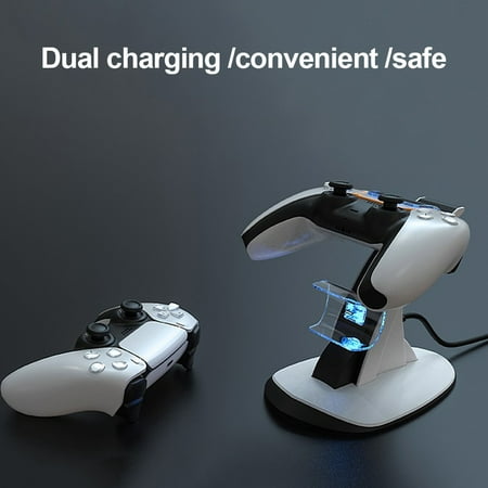 Game Controller Charger Dual Docks Docks; Gaming Gamepad Charging Stand ...