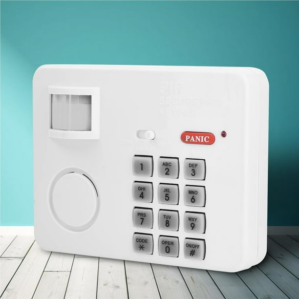 Wireless PIR Motion Sensor Alarm Password Home Security Keypad Remote ...