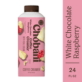 Chobani Coffee Creamer White Chocolate Raspberry Limited Batch 24 fl oz ...