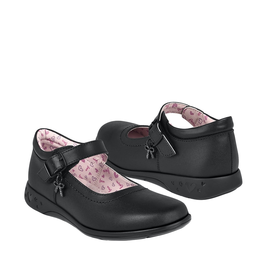 ZAPATOS ESCOLARES NIÑA BAMBINO BM9062-A4 PIEL NGO 18-21 | Walmart en línea