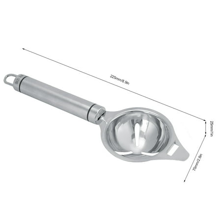 OTVIAP Stainless Steel Egg Yoke Separator Filter Egg Whites and Yolks ...
