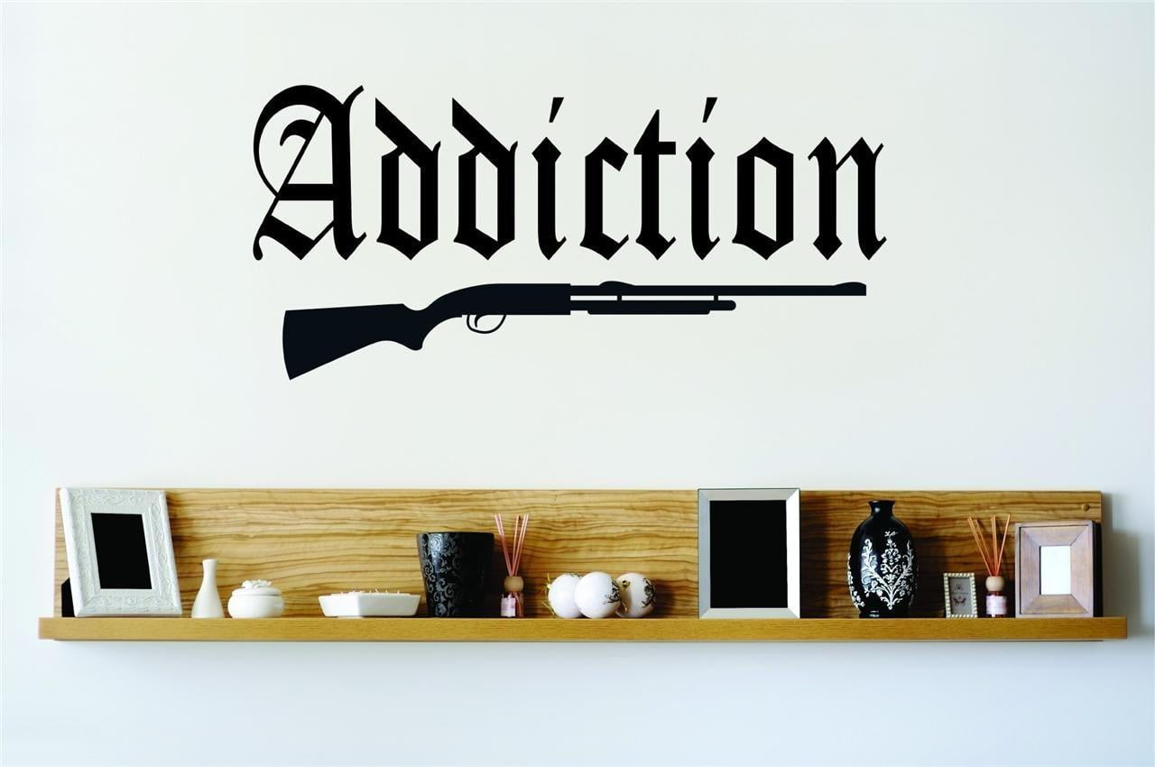 Addiction With Gun Duck Geese Bird Deer Bear Buck Slayer Animal Hunter ...