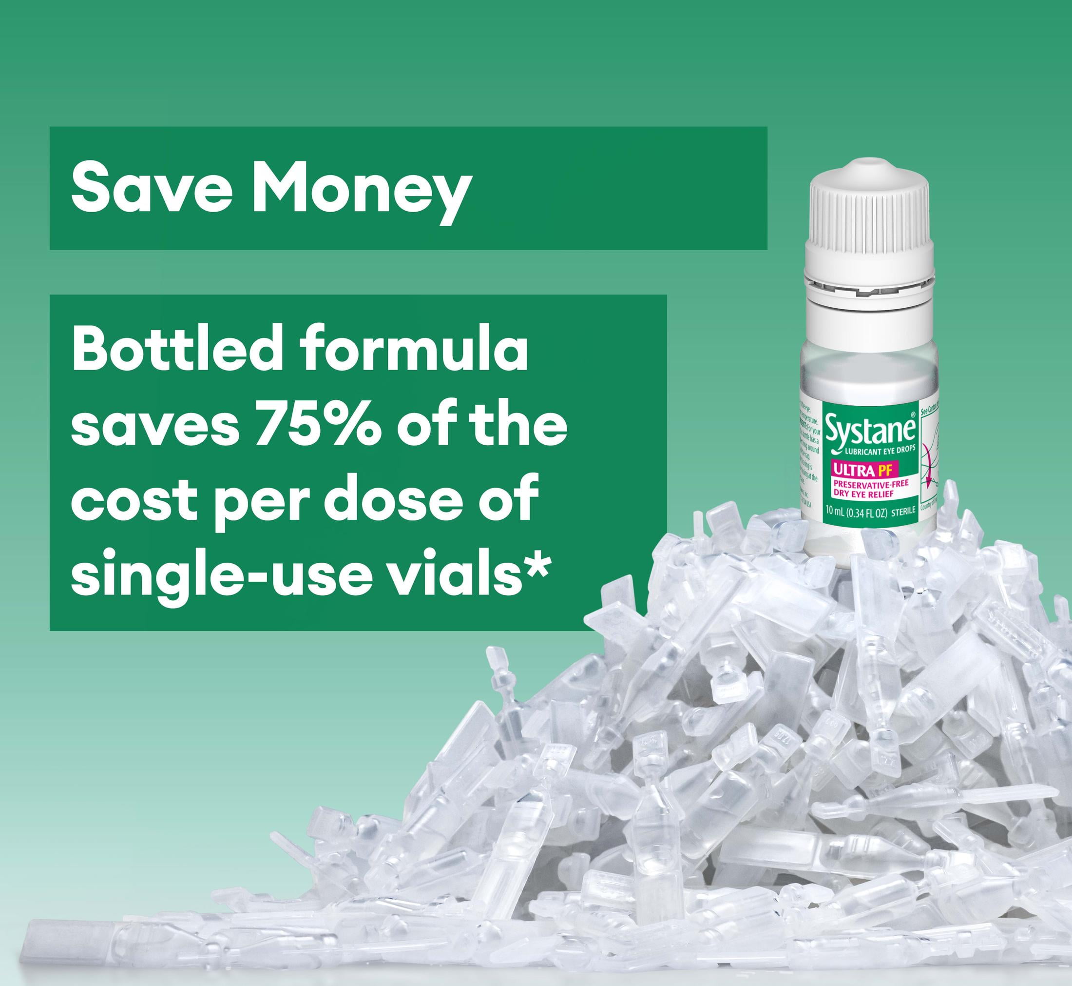 Systane Ultra Preservative Free Liquid Eye Drops for Dry Eye Relief and ...