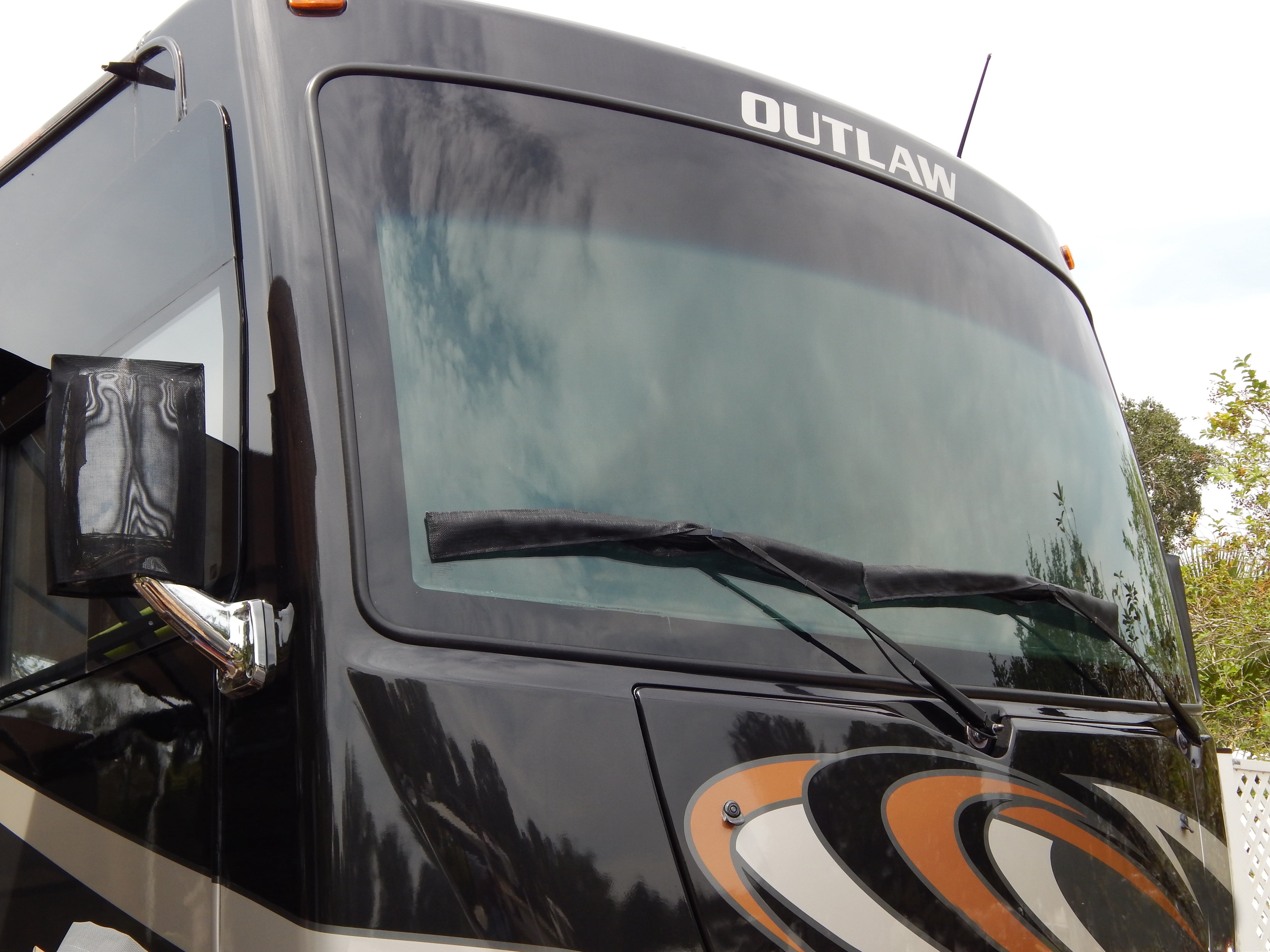 Set of 2 Mirror Covers, RV Mirror Protectors, RV Mirror Sleeves, RV ...