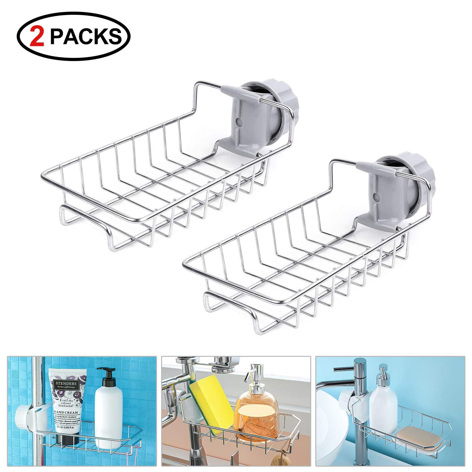 Click here for Lightsmax Sink Caddy Organizer  Kitchen Faucet Spo... prices