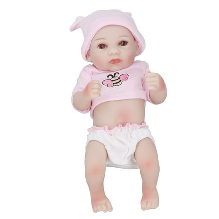 Baby Girl Doll, Silicone Simulated Doll 11in For Nursery For Home For ...