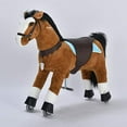 UFREE Ride on Pony Large Toy Horse Large Baby Rocking Horse as Birthday ...