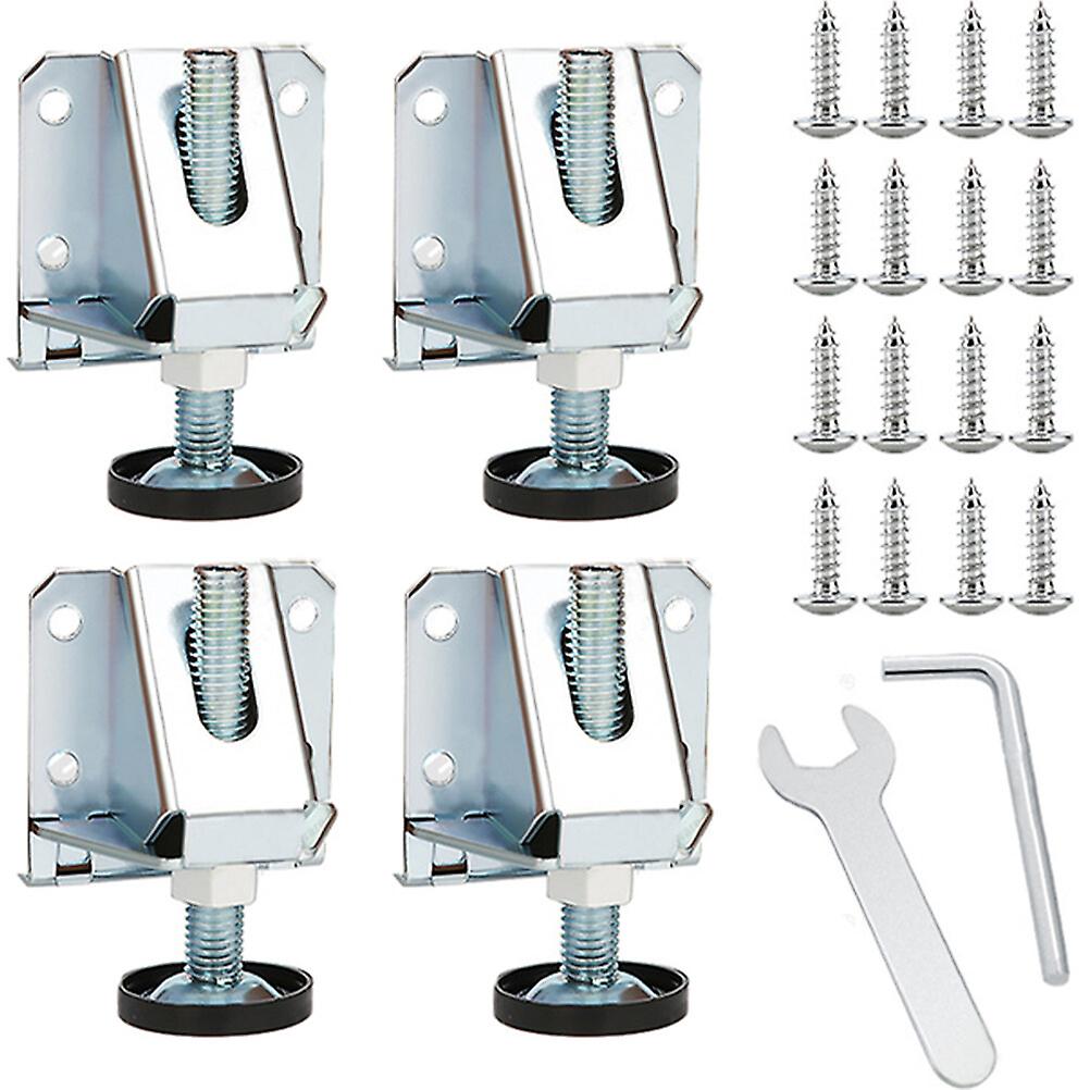 4pcs Furniture Leveler Adjustable Table Feet Cold Rolled Steel Table ...