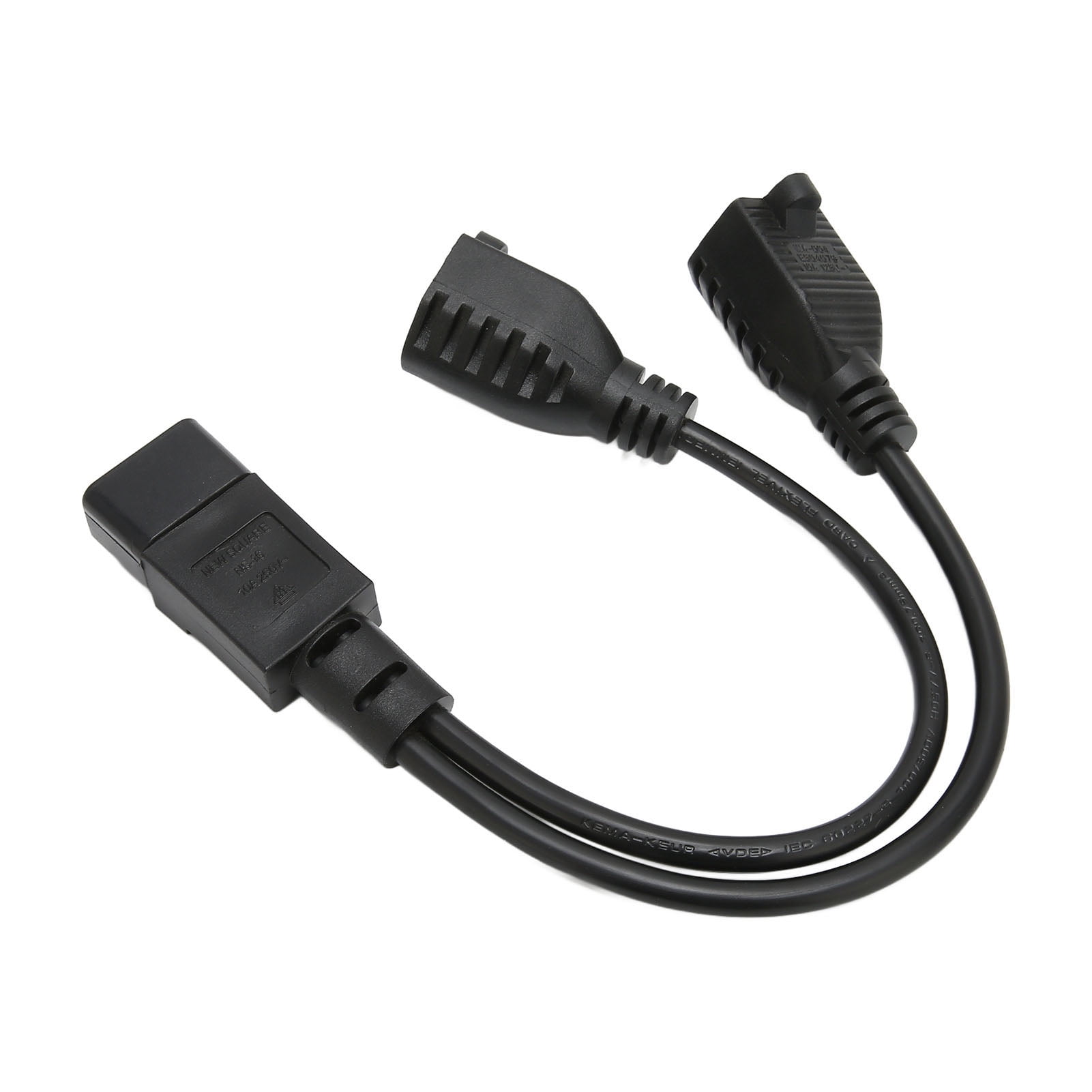 IEC Splitter Power Plug Cord, Y Splitter Power Plug Cord 11.8in Stable ...