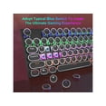 Mechanical Gaming Keyboard Typewriter RGB Backlit Keyboard 108 Retro ...
