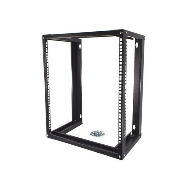 CNAweb 19 Inch Open Frame 12U Wall Mount Network Rack Cabinet, 18 ...