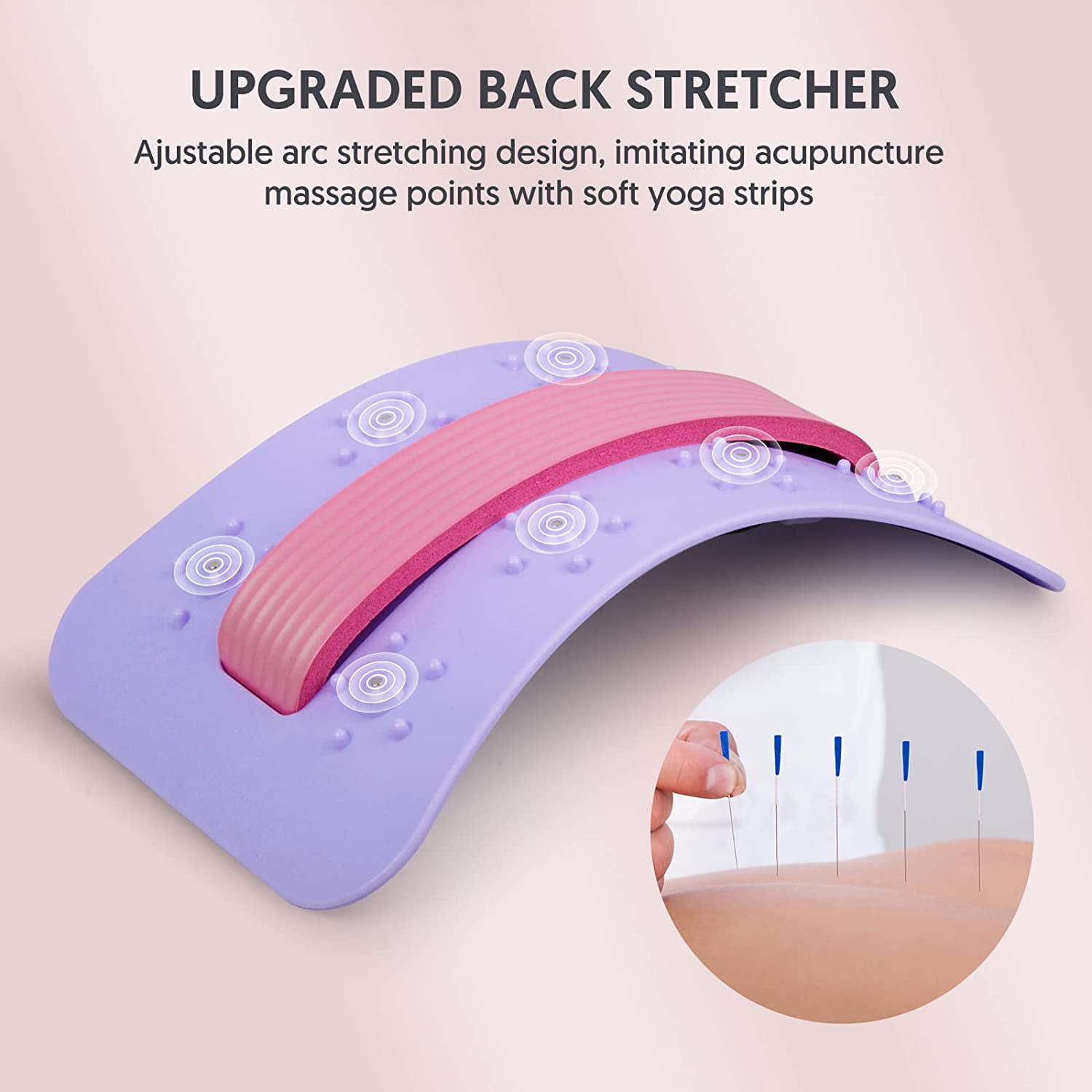 Buy SUPTREE Lumbar Back Stretcher Massage for Lower Back Pain Relief ...