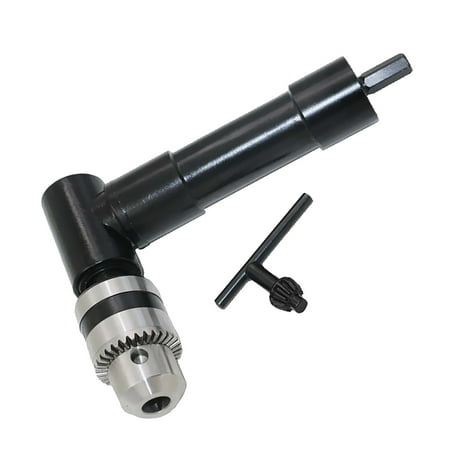 Steel Head Drill Adapter Attachment 90 Degree Chuck Key Handle ...