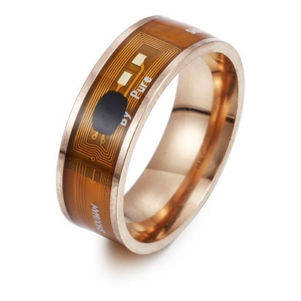 Anillo inteligente Ximxi Smart Ring NFC Rose Gold Chip 9 | Walmart en línea