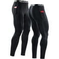 Neleus Mens Tights Leggings Compression Pants Base Layer Workout Dry