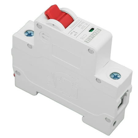 1P Circuit Breaker, Overload Protection Switch PA66 Housing 35mm DIN ...