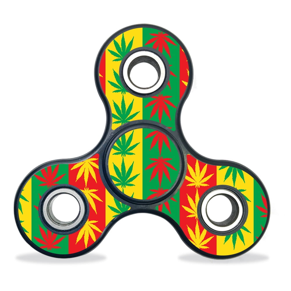 Skin Decal Wrap Compatible With Fidget Spinner Hand Tri Fydget toy ...