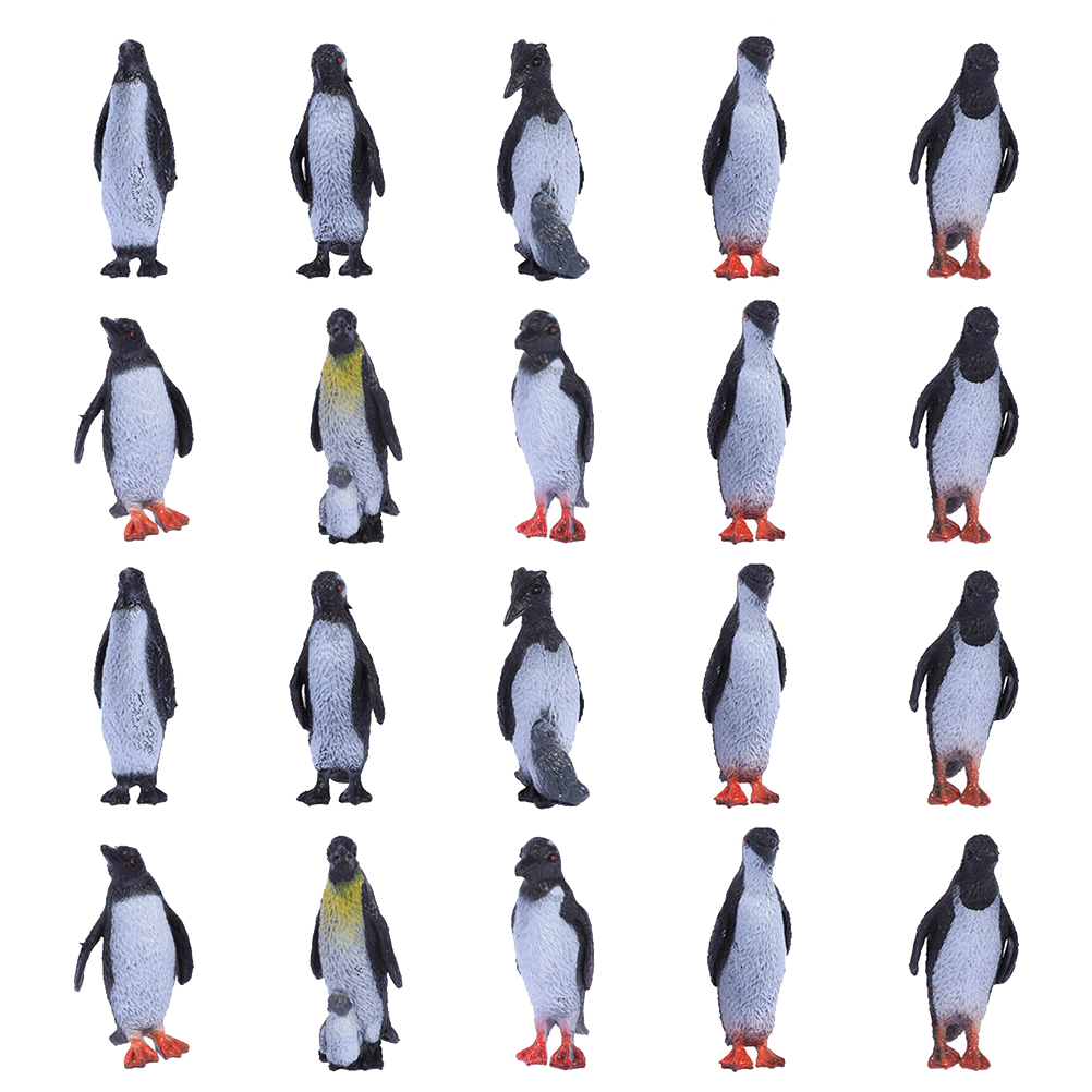 32Pcs Realistic Penguin Models Penguin Figurines Toys PVC Animal Models ...