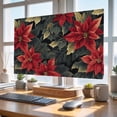 Christmas Elastic Indoor TV Cover 40" Dust Protector, Stretch Fabric ...