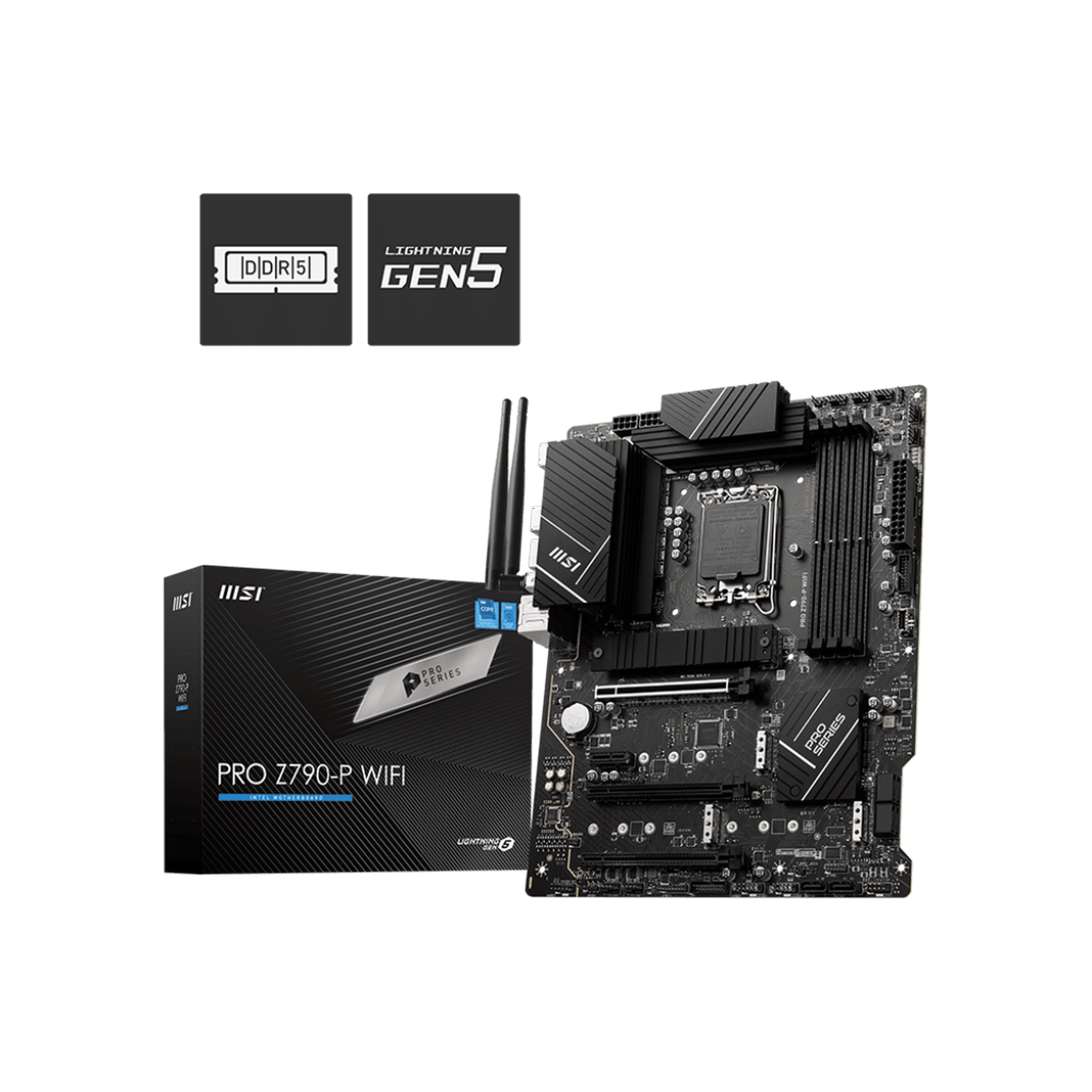Click here for Msi Intel Atx Proseries Motherboard  Pro Z790-P Wi... prices
