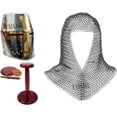 THOR INSTRUMENTS Medieval Handmade Red & White Design Wooden Viking ...