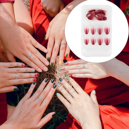 False Nail Removable Wearable Simple to Apply Lightweight and Smooth ...