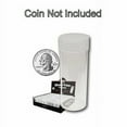 BCW Quarter Coin Tubes, Round 24mm Storage, 40 Quarters Capacity, 5 ...