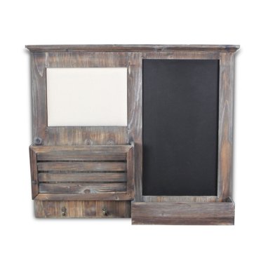 Contemporary Home Living 51" Brown and Black Chalkboard Stand with ...