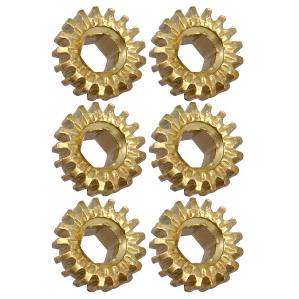 6 Pieces Replacement Guitar Tuning Peg Gear, Guitar Hexagonal Gear ...