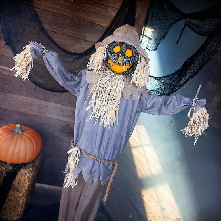Animated Scarecrow Decoration FUN96988_Raven Scarecrow Animatronic