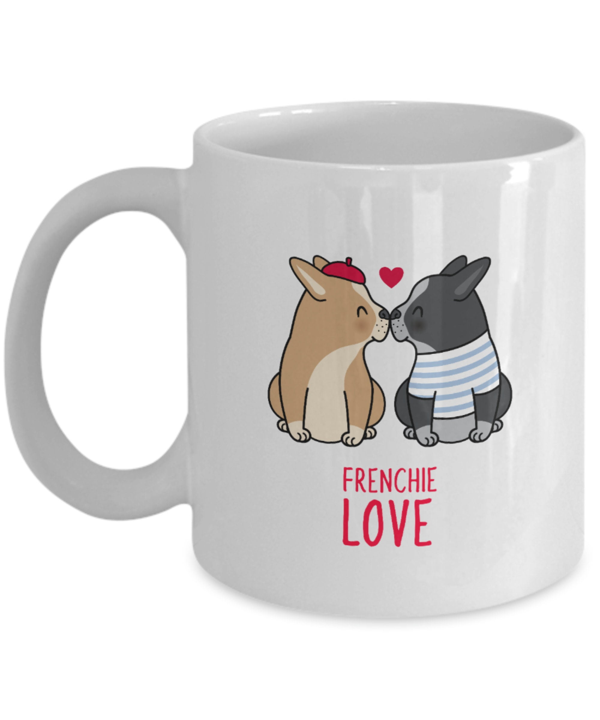 Frenchie Love French Bulldogs Cute coffee mug - Walmart.com