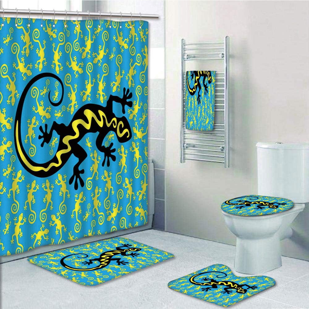 PRTAU Reptile Hawaiian Exotic Lizard Dancing with Many Mascots on the ...