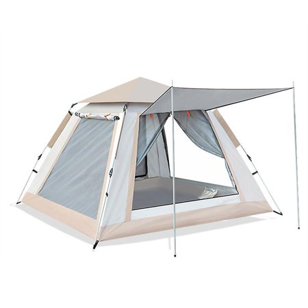 3-4 Person Full Automatic Pop Up Outdoor Family Camping Tent Easy ...