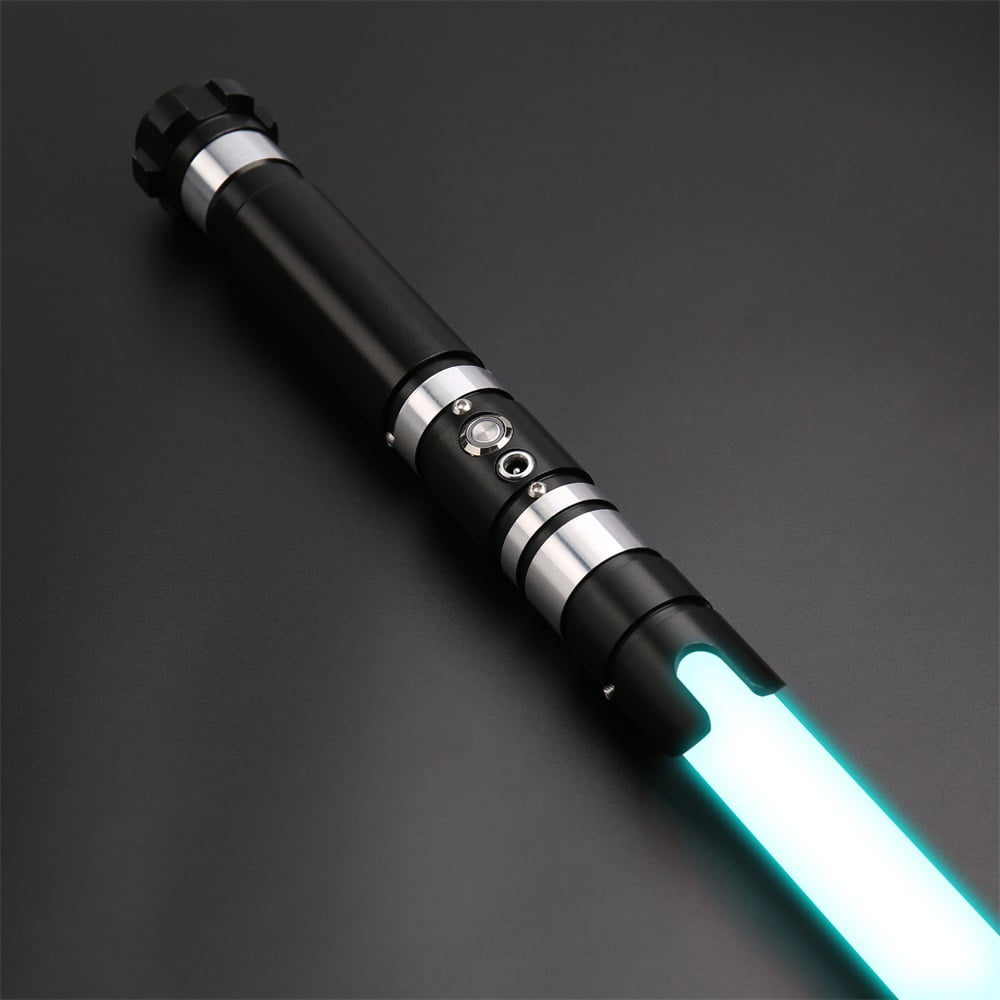Buy ZiaSabers Rhea Lightsaber - Realistic Metal Black Hilt Star Wars ...