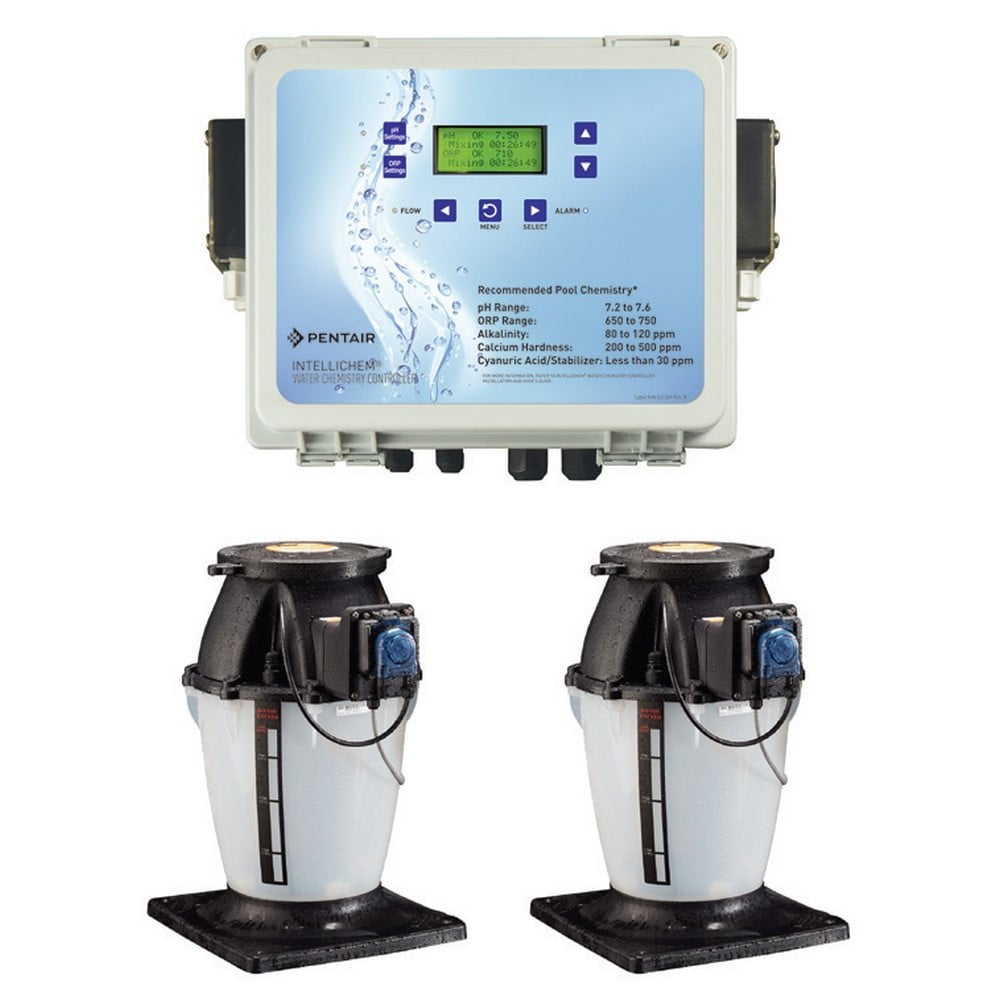 Pentair PacFab 521355 IntelliChem Chemical Controller with 2 Pumps ...