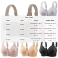 ATOYSOY Fashion Push Up Bras for Women No Underwire, Front Button Plus ...
