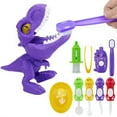 Educational Dinosaur Dentist Toy Set for Kids Interactive Pretend Play ...