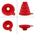 Silicone Collapsible Funnel for Jars, Foldable Large Canning Jar Funnel ...