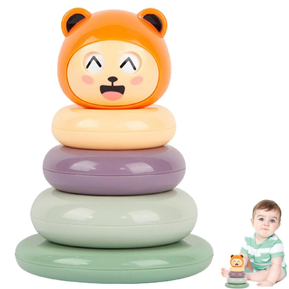 AIXING Stacking Rings Toy Stacking & Nesting Toys Magnetic Stacker Toy Stacking Rings Tower ...