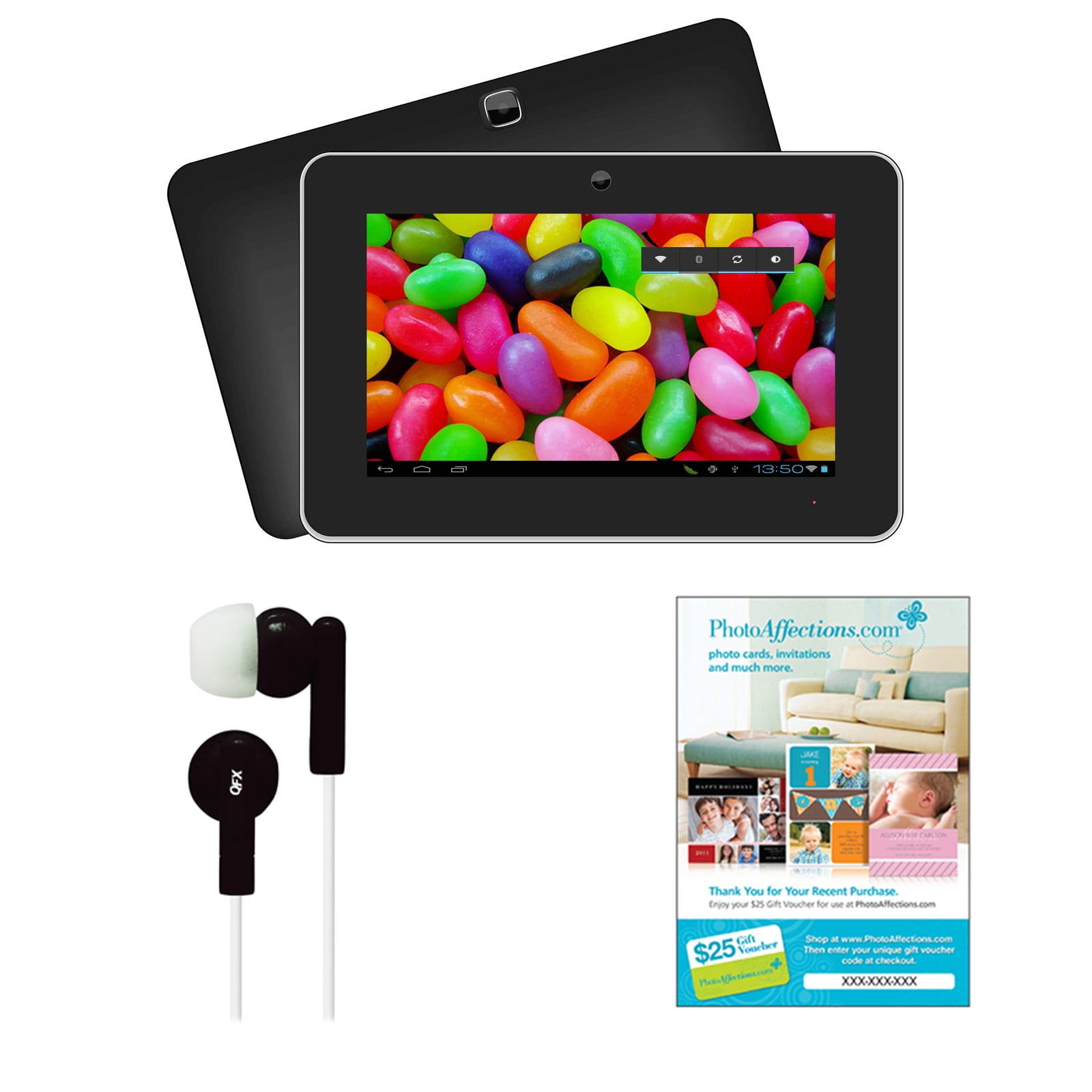 Supersonic 9" Android 4.1 Touch Screen Tablet with Earbuds and $25 ...